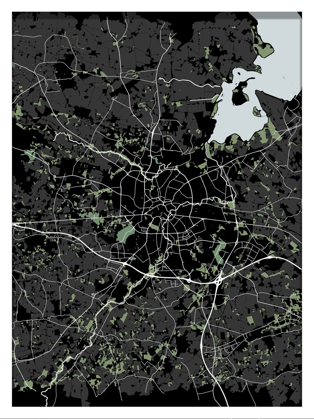 Digital Custom Map Illustrations - Etsy