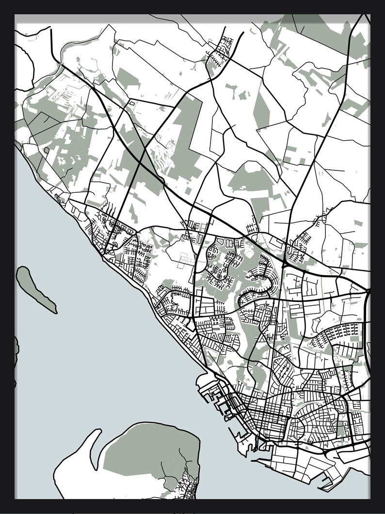 Digital Custom Map Illustrations - Etsy