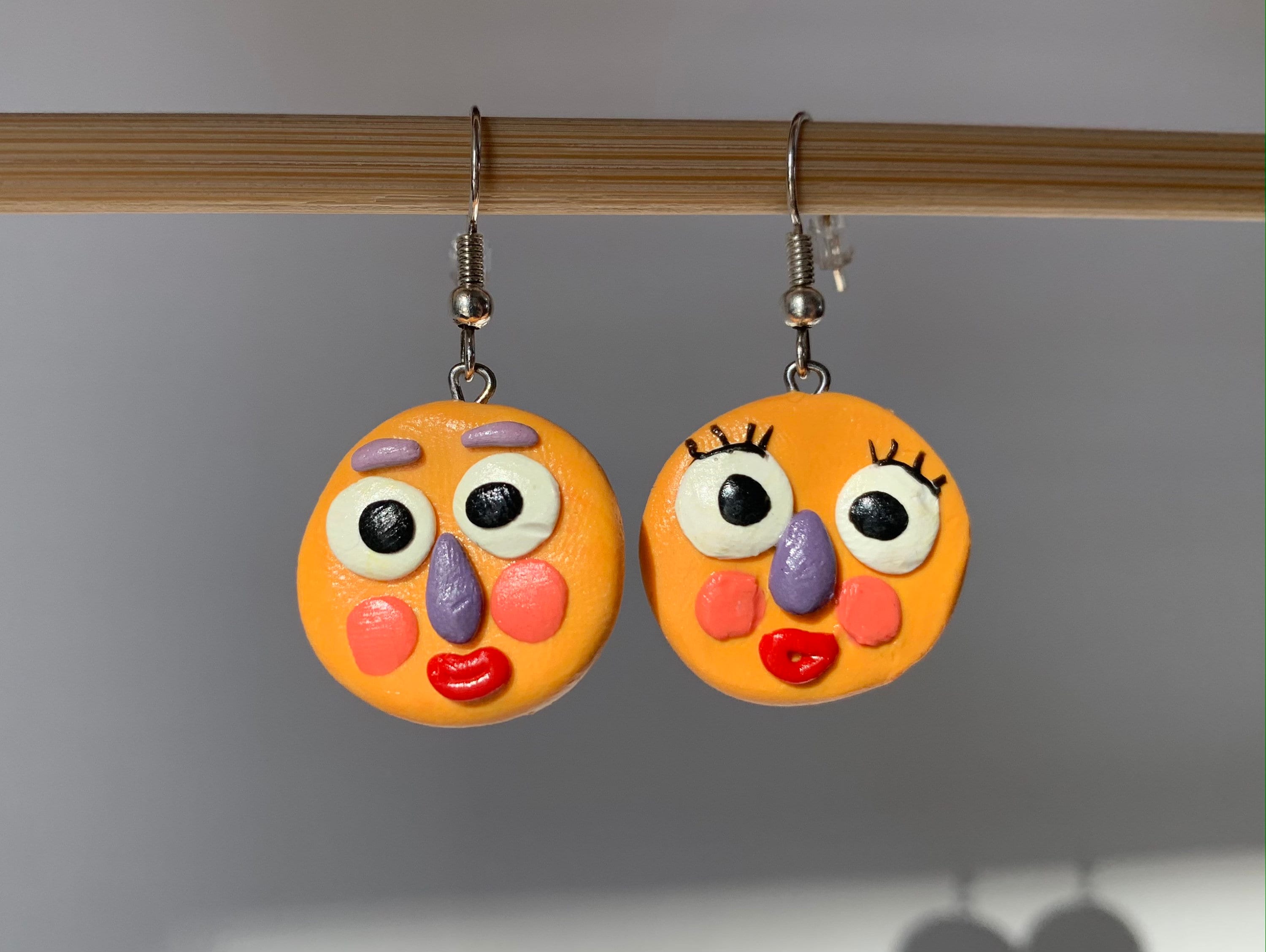 Wacky Earrings Funky Playful Earrings Whale Earrings - Etsy UK