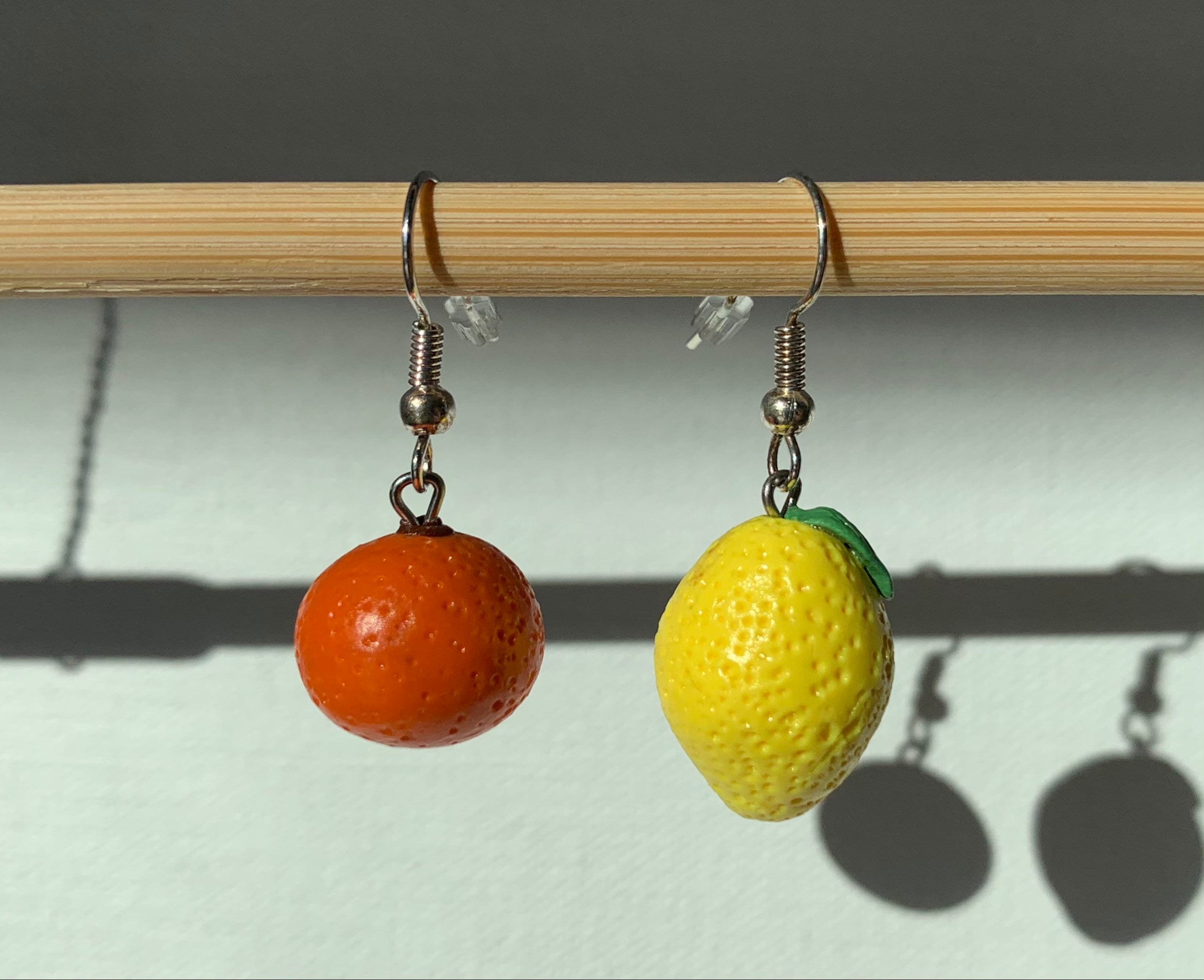 Mini Produce Earrings, Food Earrings, Polymer Clay - Etsy