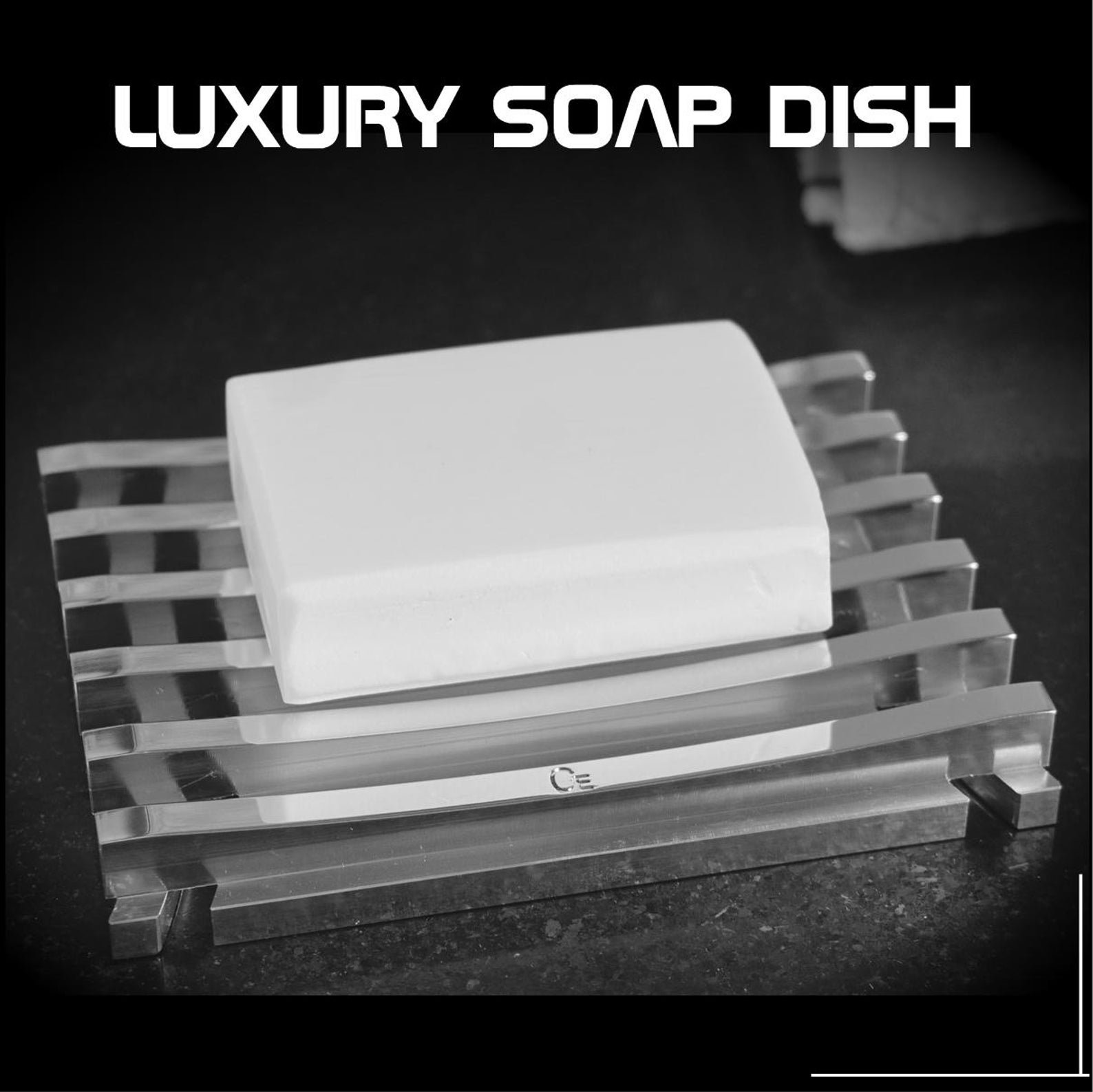Solid Aluminum Luxury Soap Dish – Rust‑proof Block Soap Holder for ...