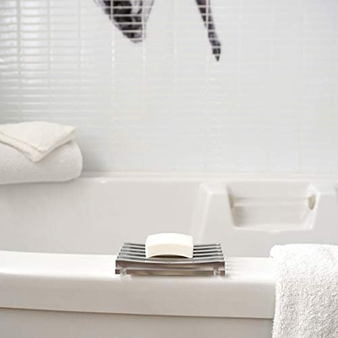 Luxury Soap Dish, Solid Aluminum Block, Unmatched Quality, NO Rust ...