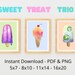 Set of 3 Ice Cream Popsicle Printable Wall Art Instant PDF PNG - Etsy