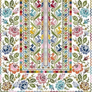 Palestinian Floral Chest Thobe Design - Etsy