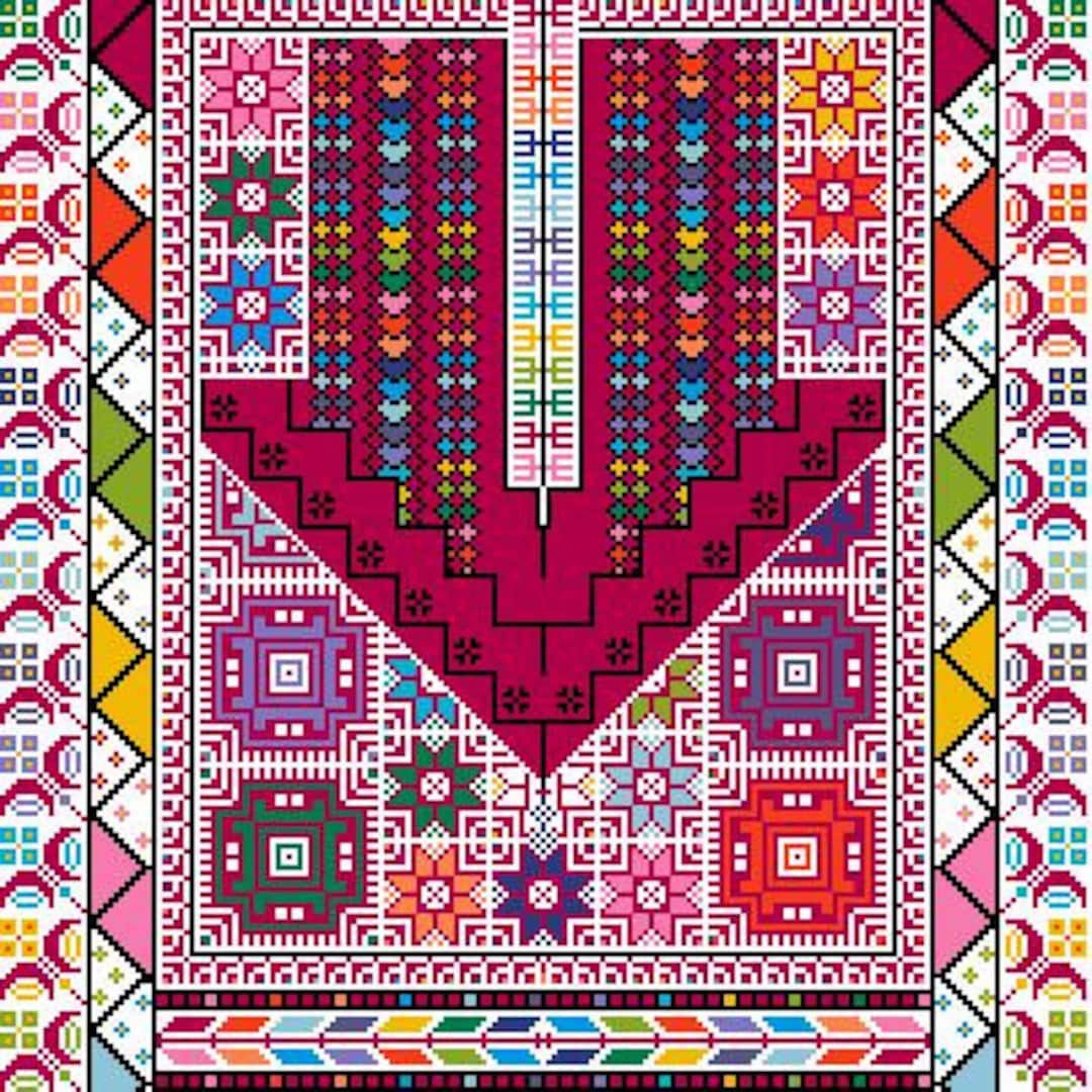 Ramallah Thobe Chest Design - Etsy