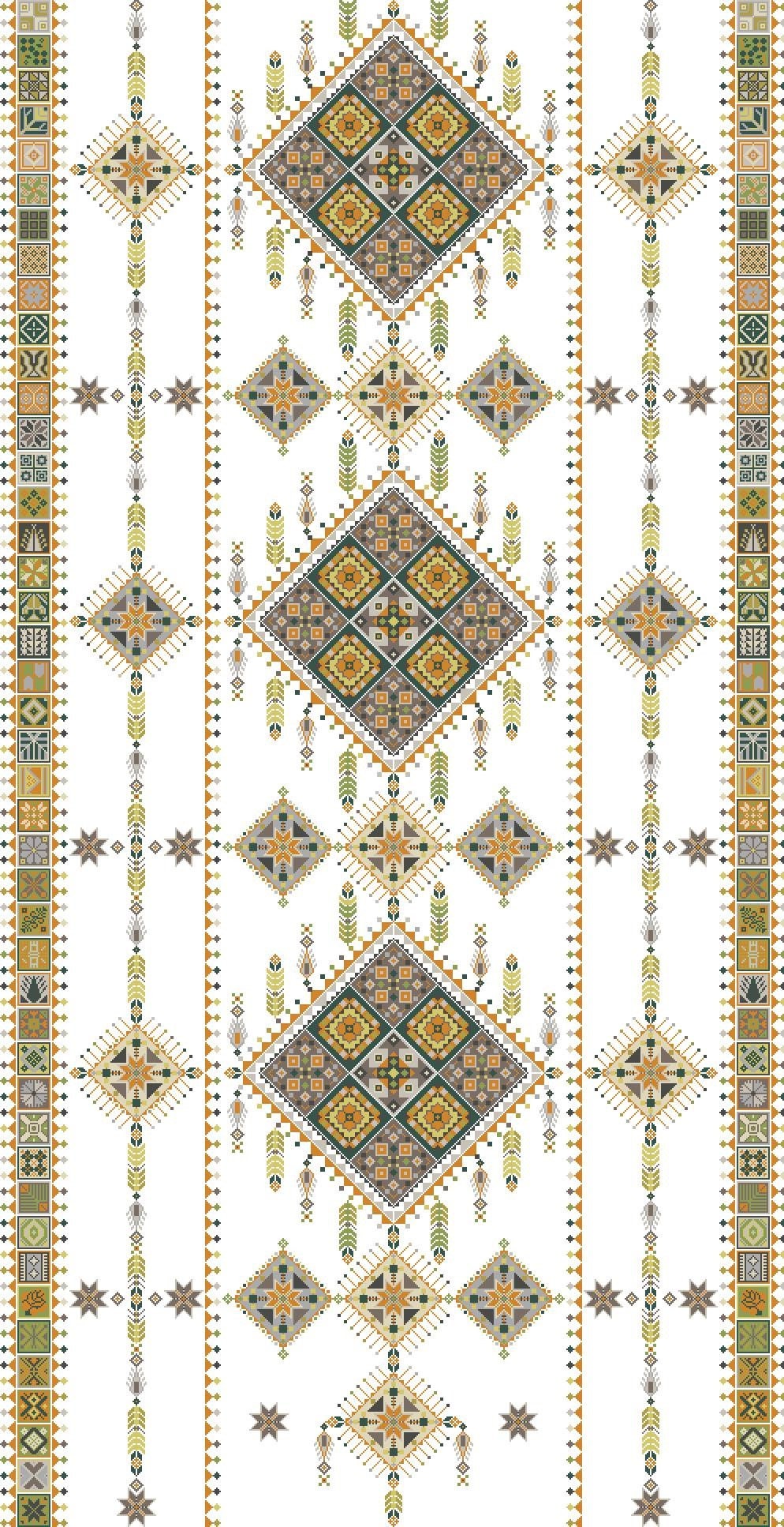 Geometric Henna Tatreez - Etsy