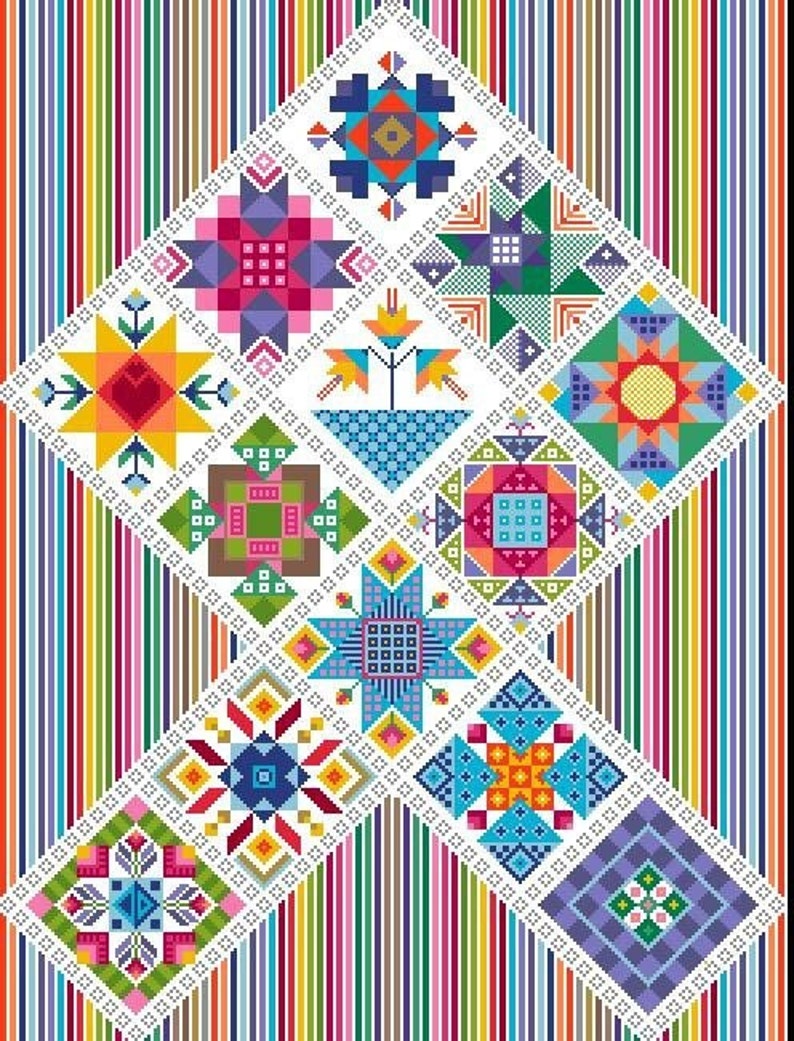 Fish in Color - Tatreez Pattern - Instant Download - Etsy Canada