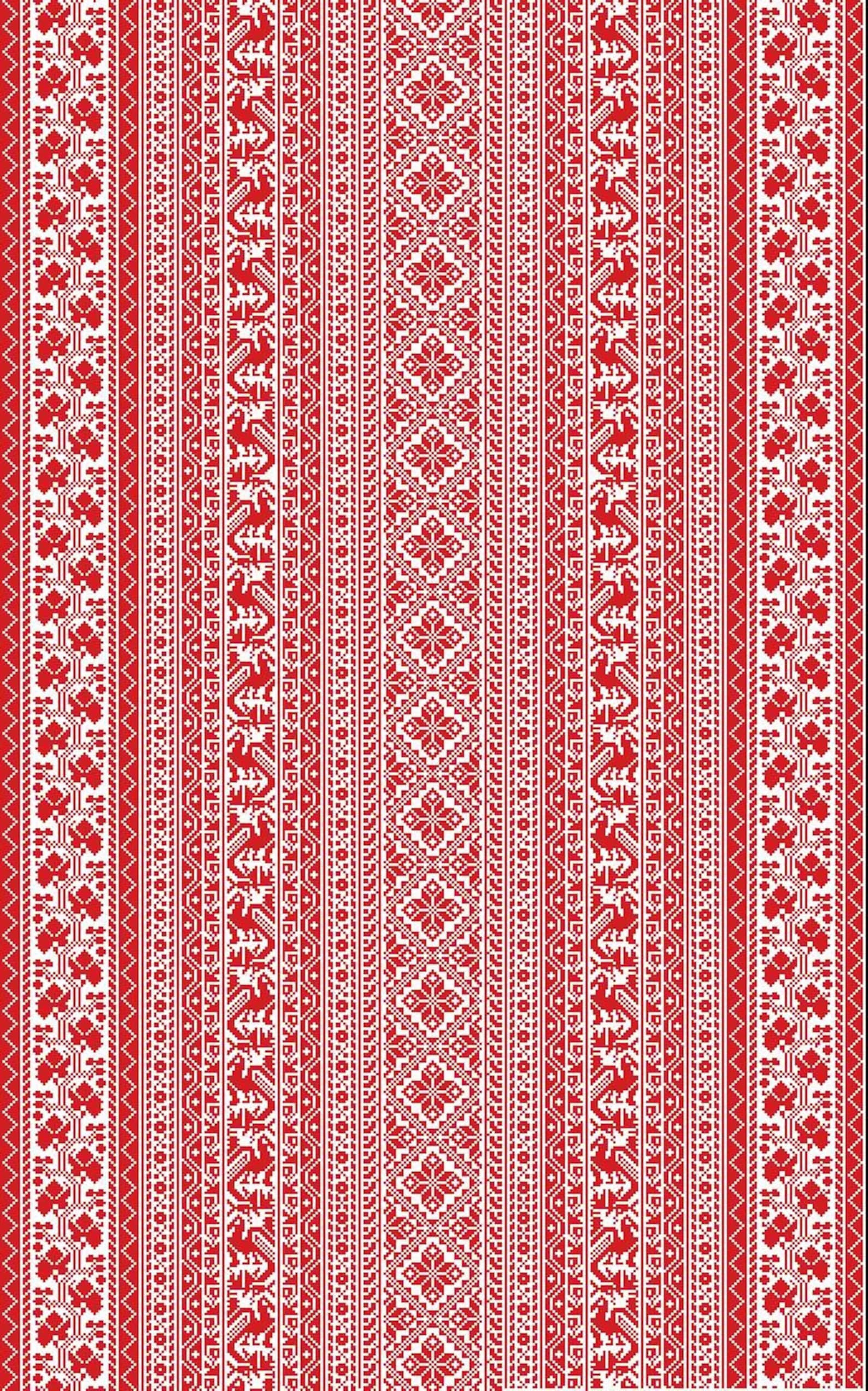 Traditional Red Palestinian Design - Etsy