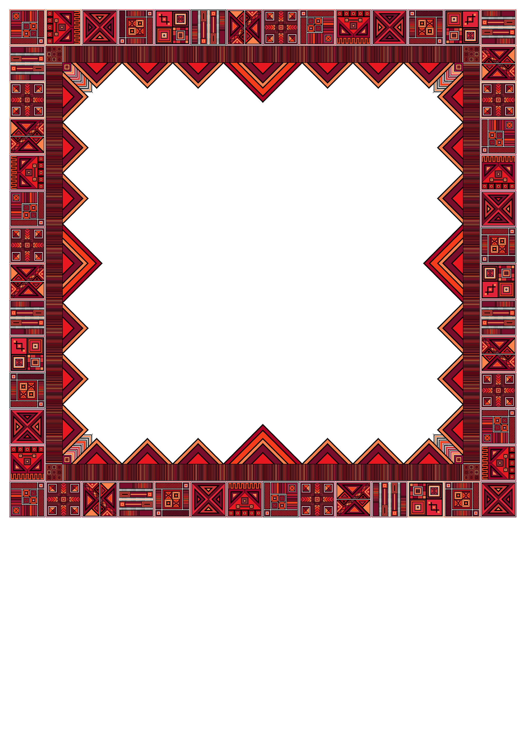 Henna Border - Etsy