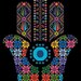 Hamsa Hand in Color - Etsy