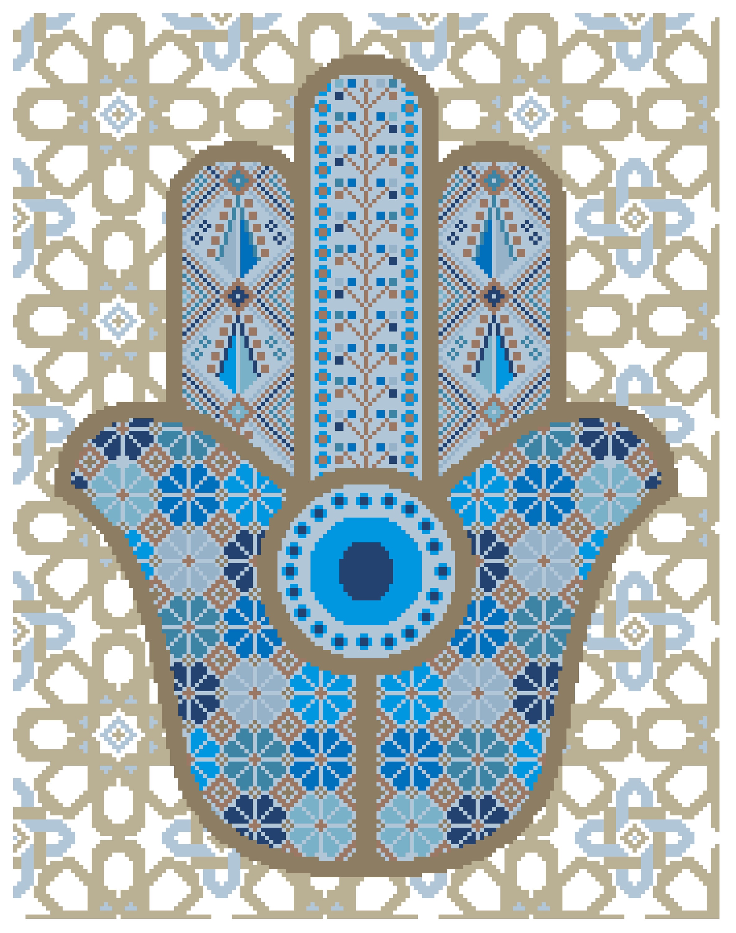 Hamsa Twitter Background