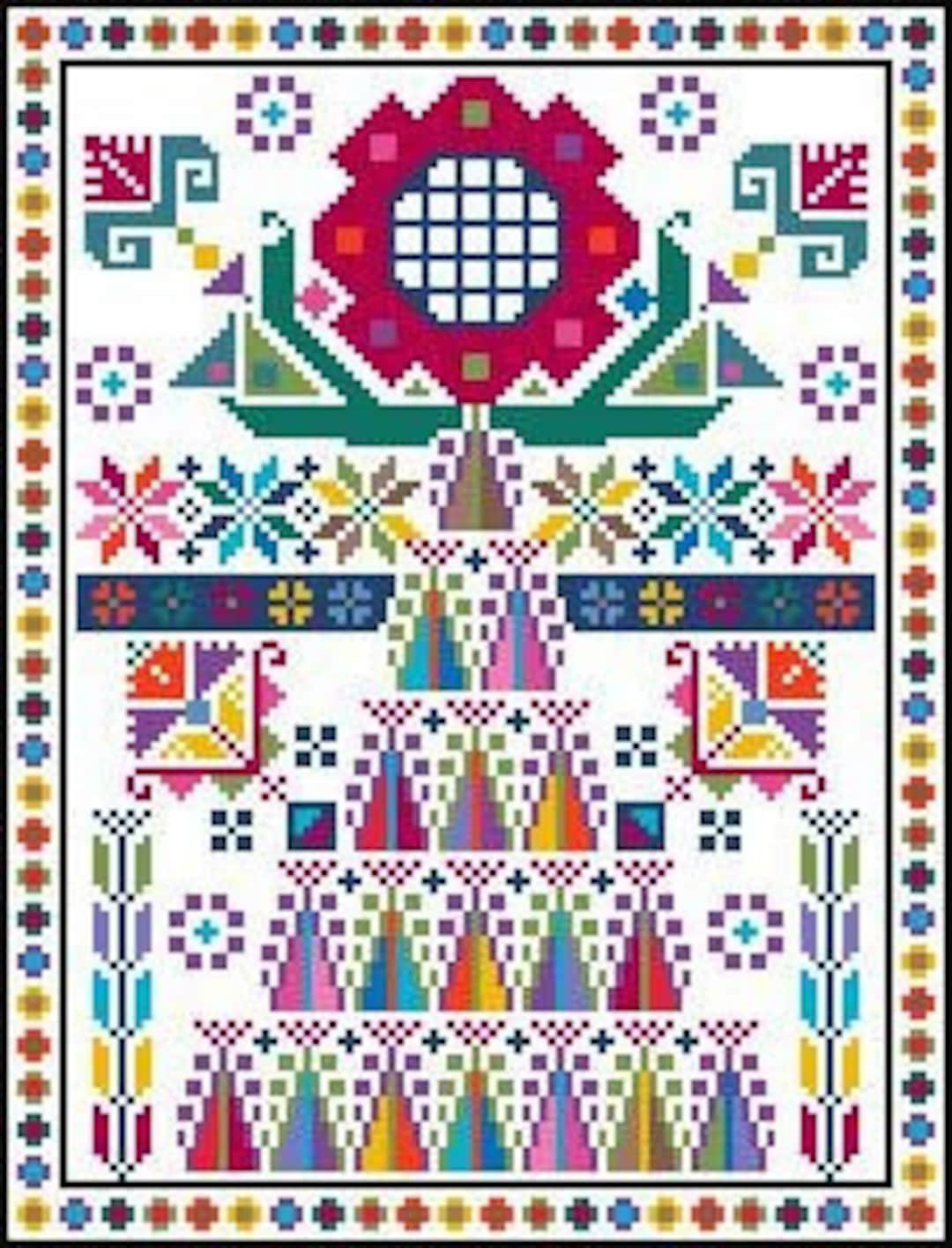 Mini Palestinian Tatreez Sampler 6 - Etsy