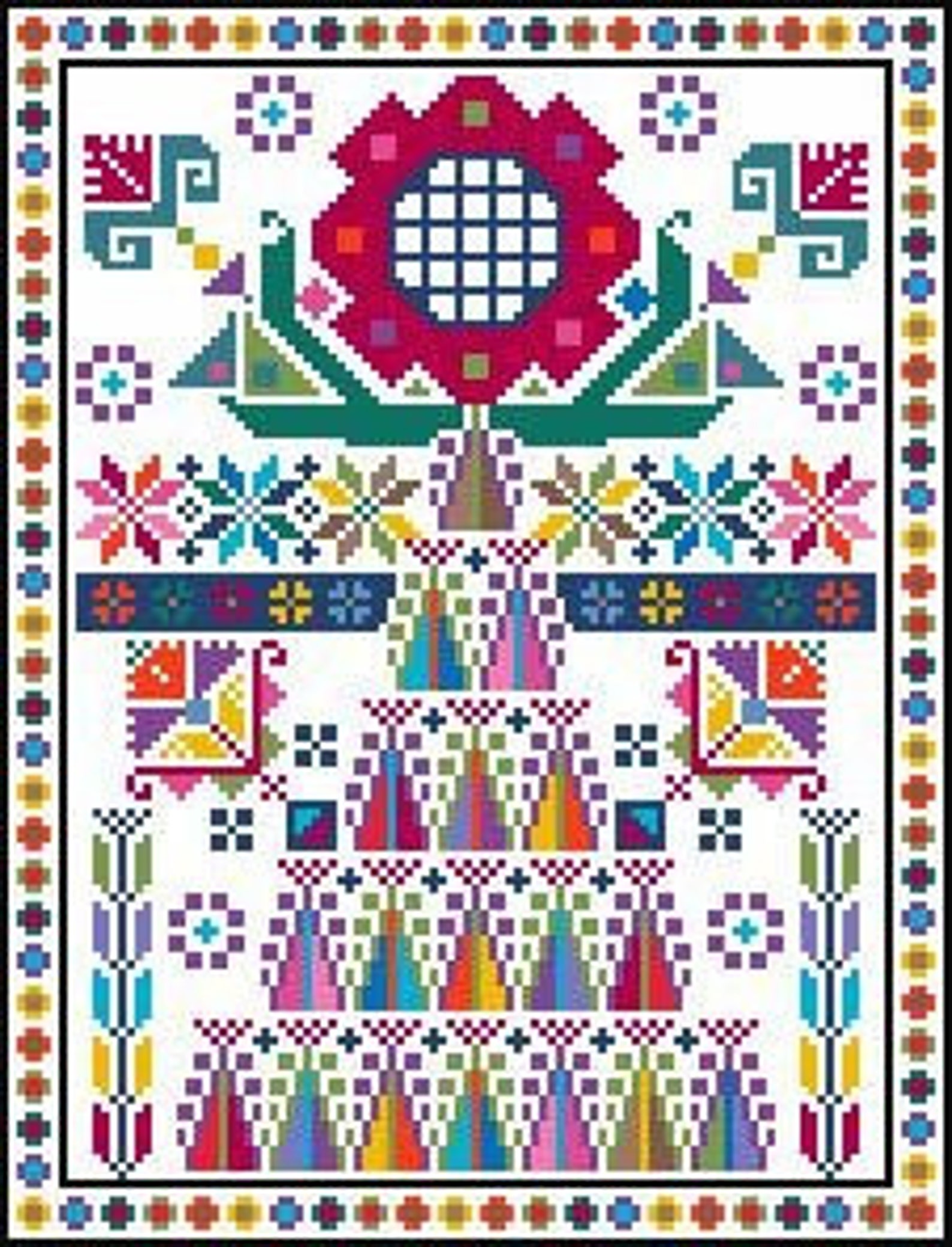 Mini Palestinian Tatreez Sampler 6 - Etsy