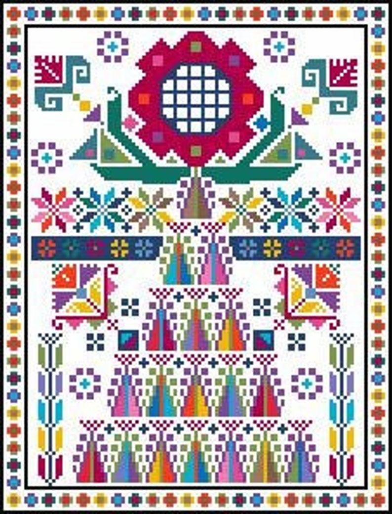 Mini Palestinian Tatreez Sampler 6 - Etsy