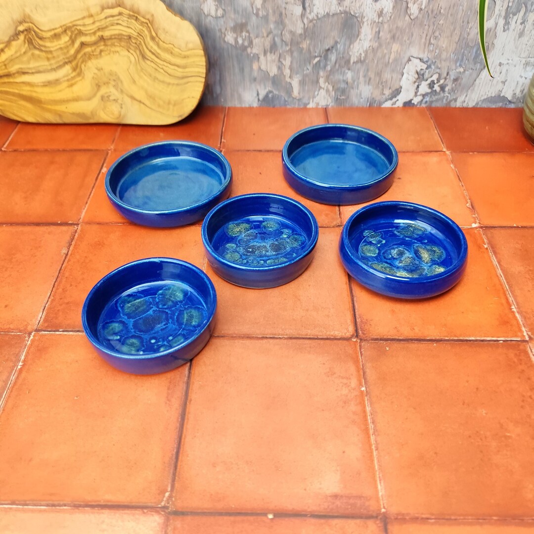 Handmade Ceramic Tapas Dishes, Set of Five Ramekins | Glazed | Hand ...