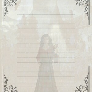 Haunted Castle Stationery-printable Download-4 Designs - Etsy