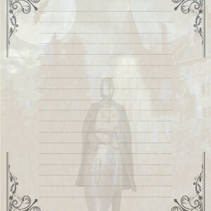 Haunted Castle Stationery-printable Download-4 Designs - Etsy