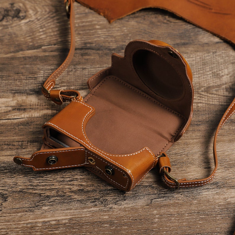 Leather Camera Bag for SONY RX100 1-7, Personalized Camera Case ...