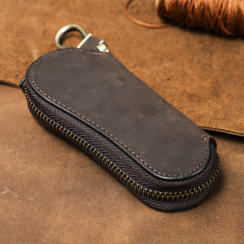 Leather Key Holder Leather Key Case Leather Personalized Key - Etsy