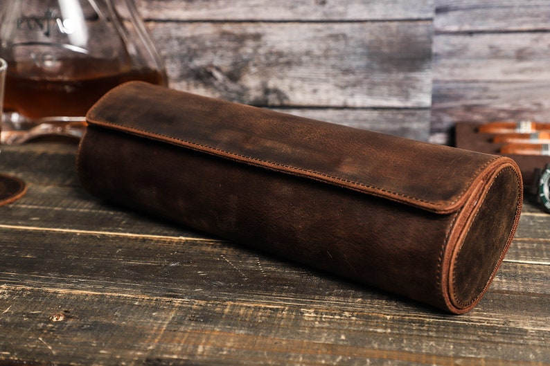 Personalized Leather 4-watch Travel Roll, Jewelry Storage - Etsy