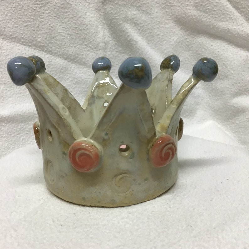 Small Crown With Light Blue Balls - Etsy