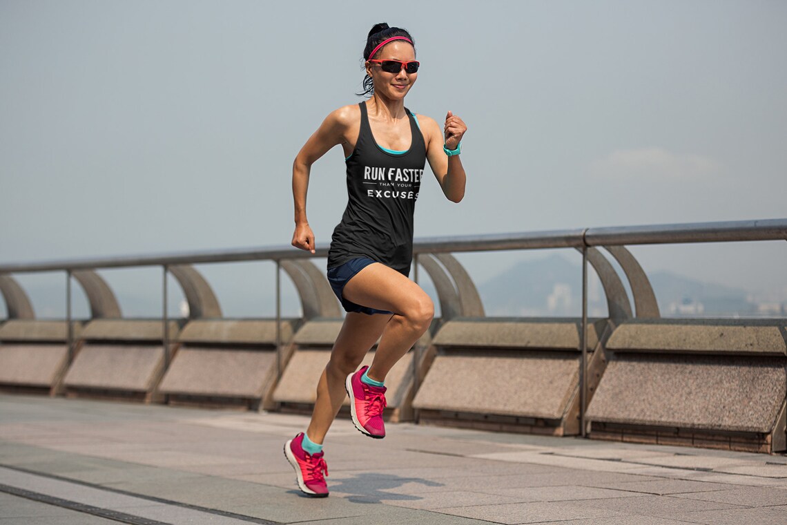 Women's Running Tank Top Marathon Tanks Run Faster | Etsy
