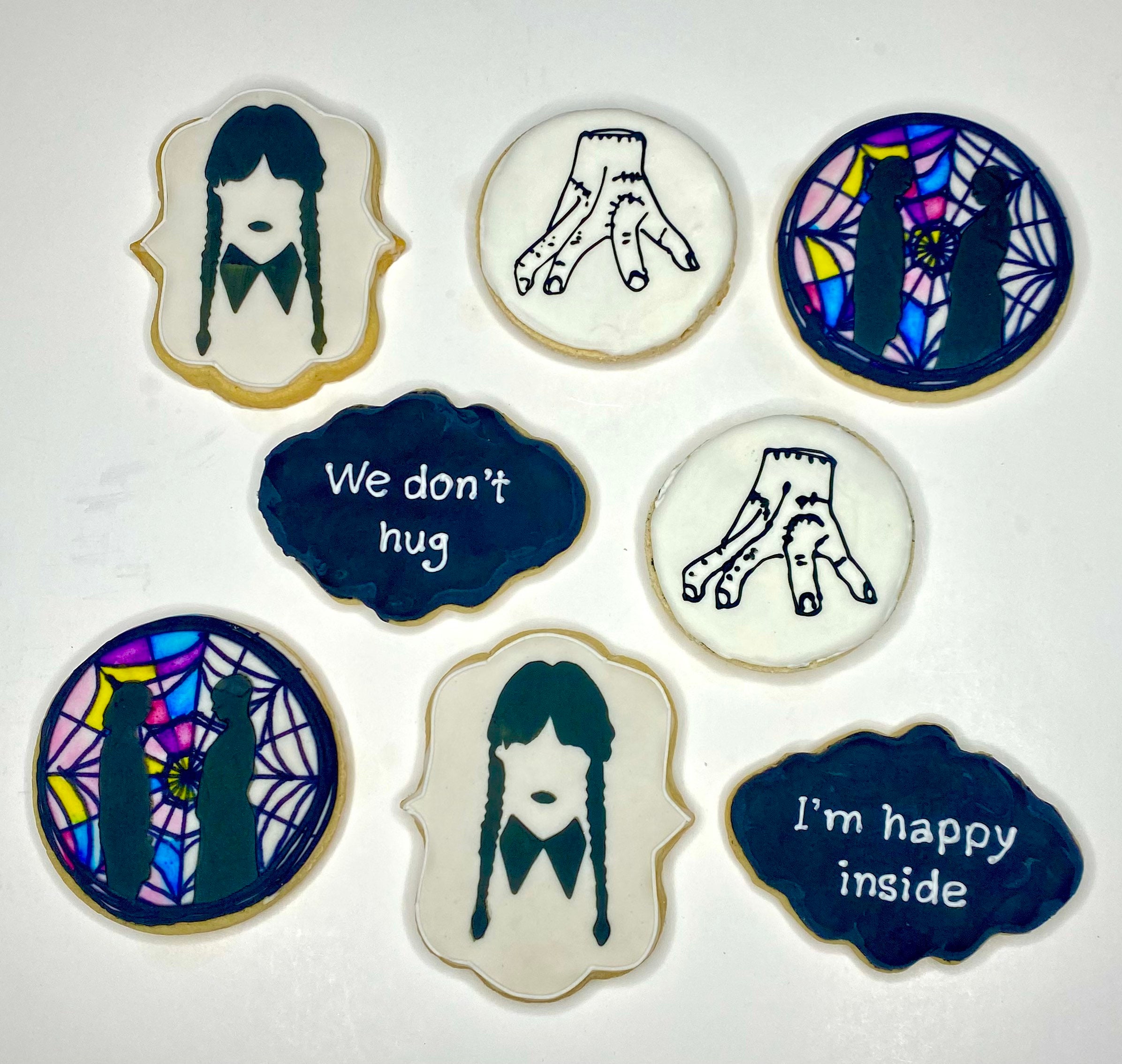 Wednesday Cookies | Birthday Cookies | Cookie Set - Etsy