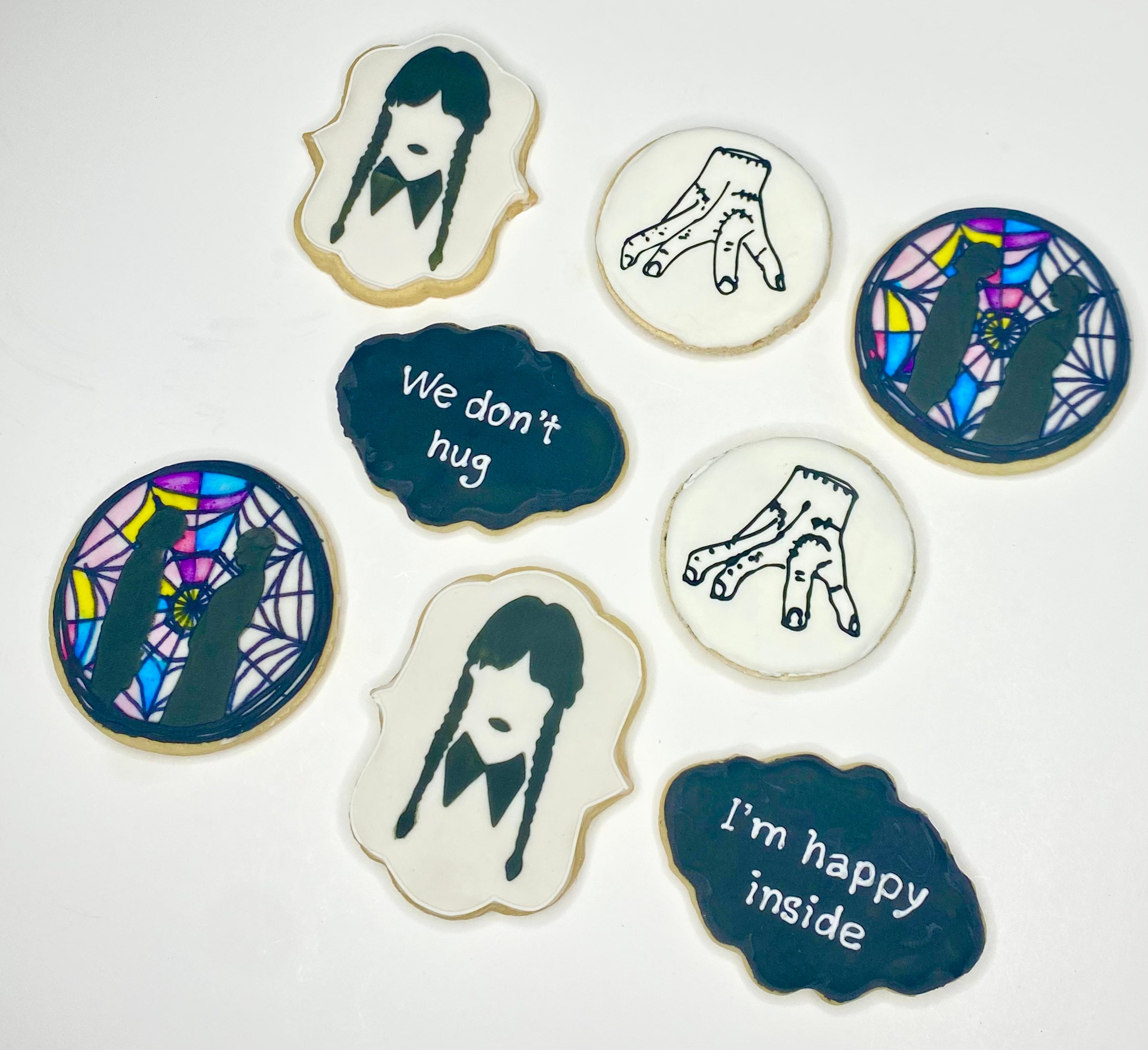 Wednesday Cookies | Birthday Cookies | Cookie Set - Etsy