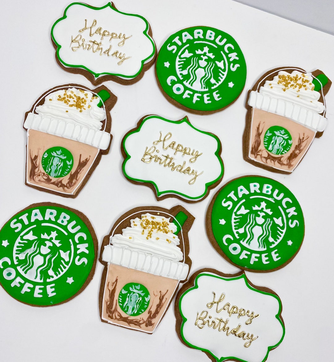 Starbucks Cookies | Starbucks Frappuccino | Dozen Cookies | Birthday ...