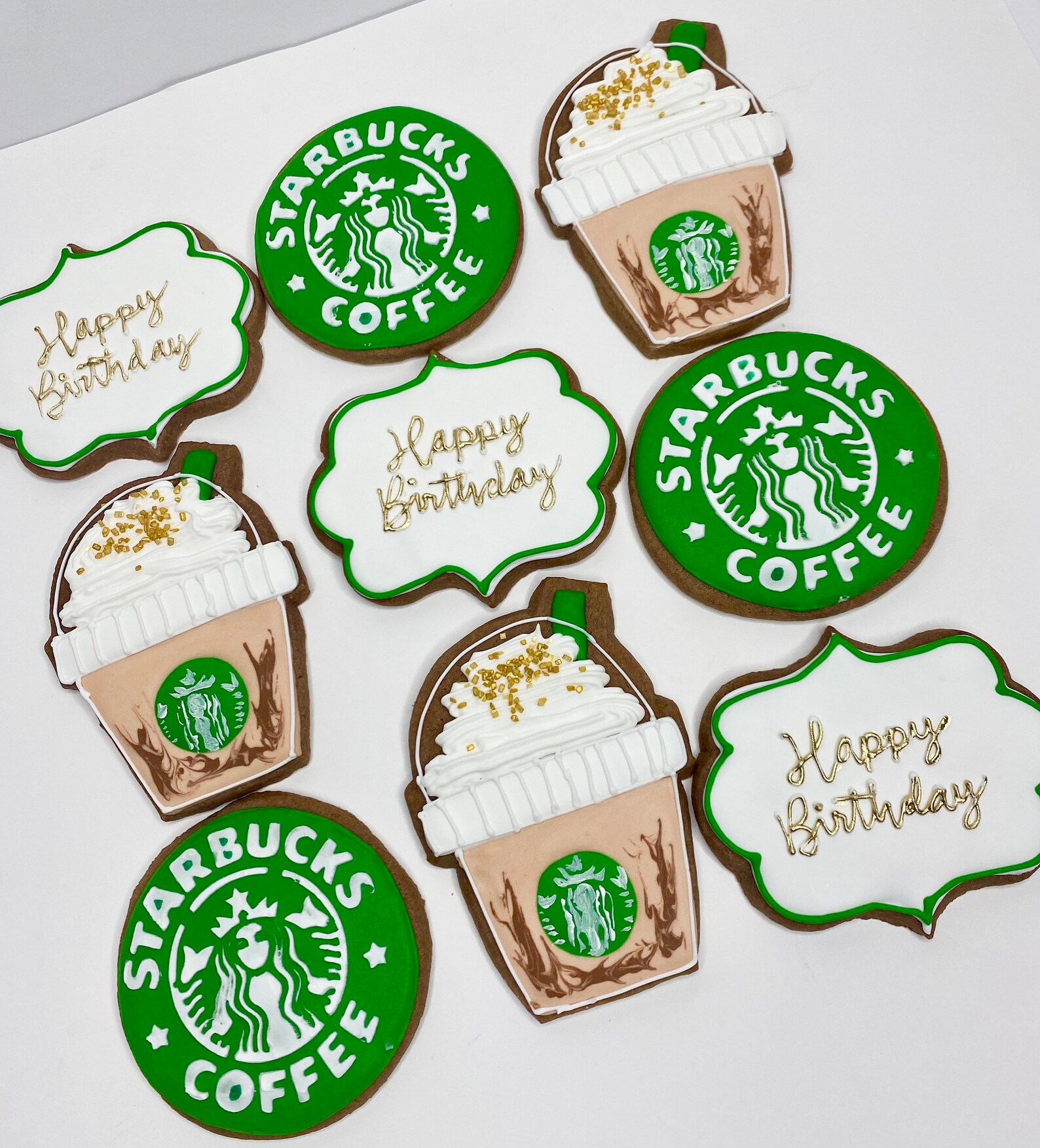 Starbucks Cookies | Starbucks Frappuccino | Dozen Cookies | Birthday ...