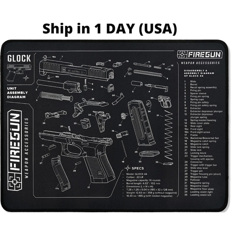 Mouse Pad GLOCK almohadillas de ratón grandes para juegos | Etsy