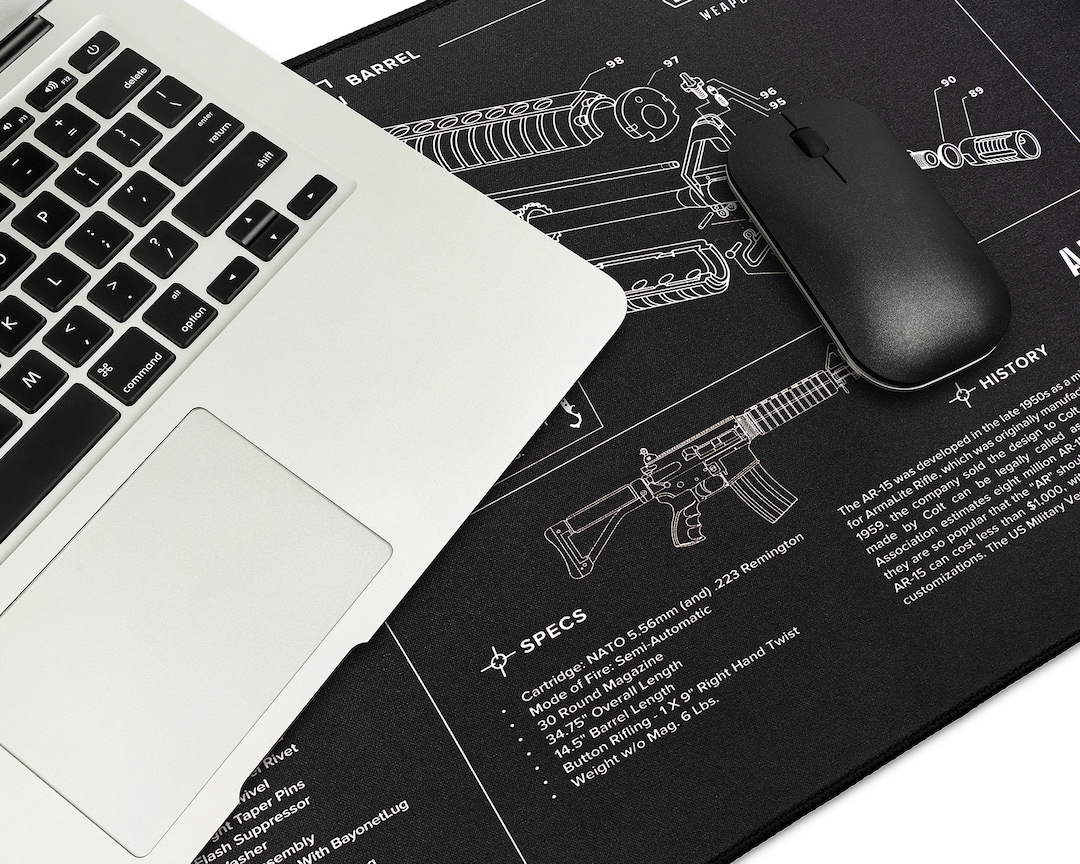 Large Mouse Pad AR15, Gaming Large Mouse Pads, Gaming Mouse Pad AR 15 ...