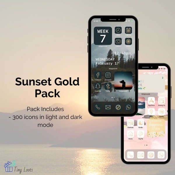 App Icons Sunset - Etsy