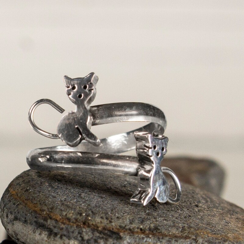 Cat Ring - Etsy