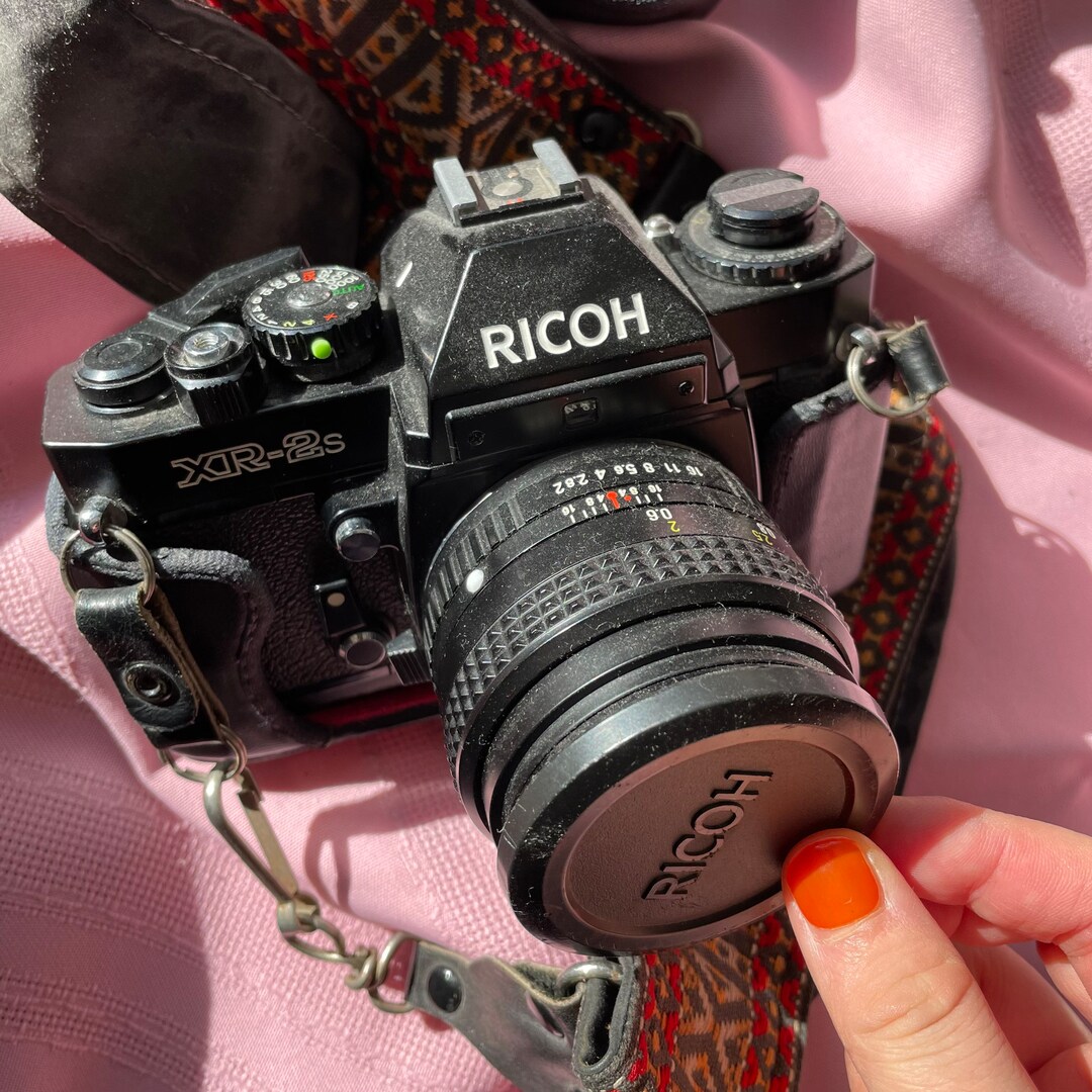Vintage Ricoh Xr-2s Camera With Ricoh XR Rikenon Lens, Strap and Case ...