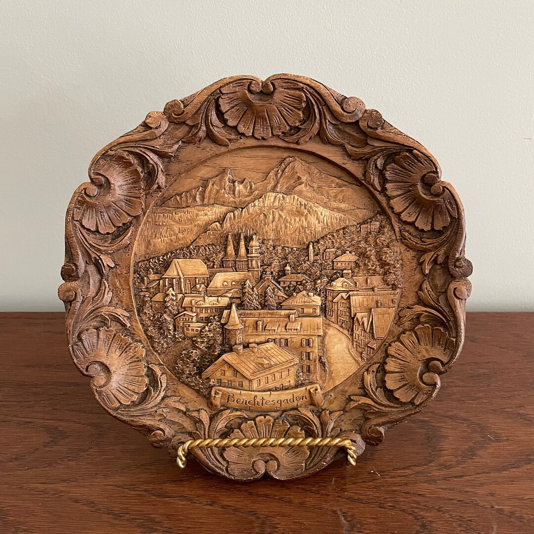 Vintage Berchtesgaden German Wall Decor Hanging Plate - Etsy