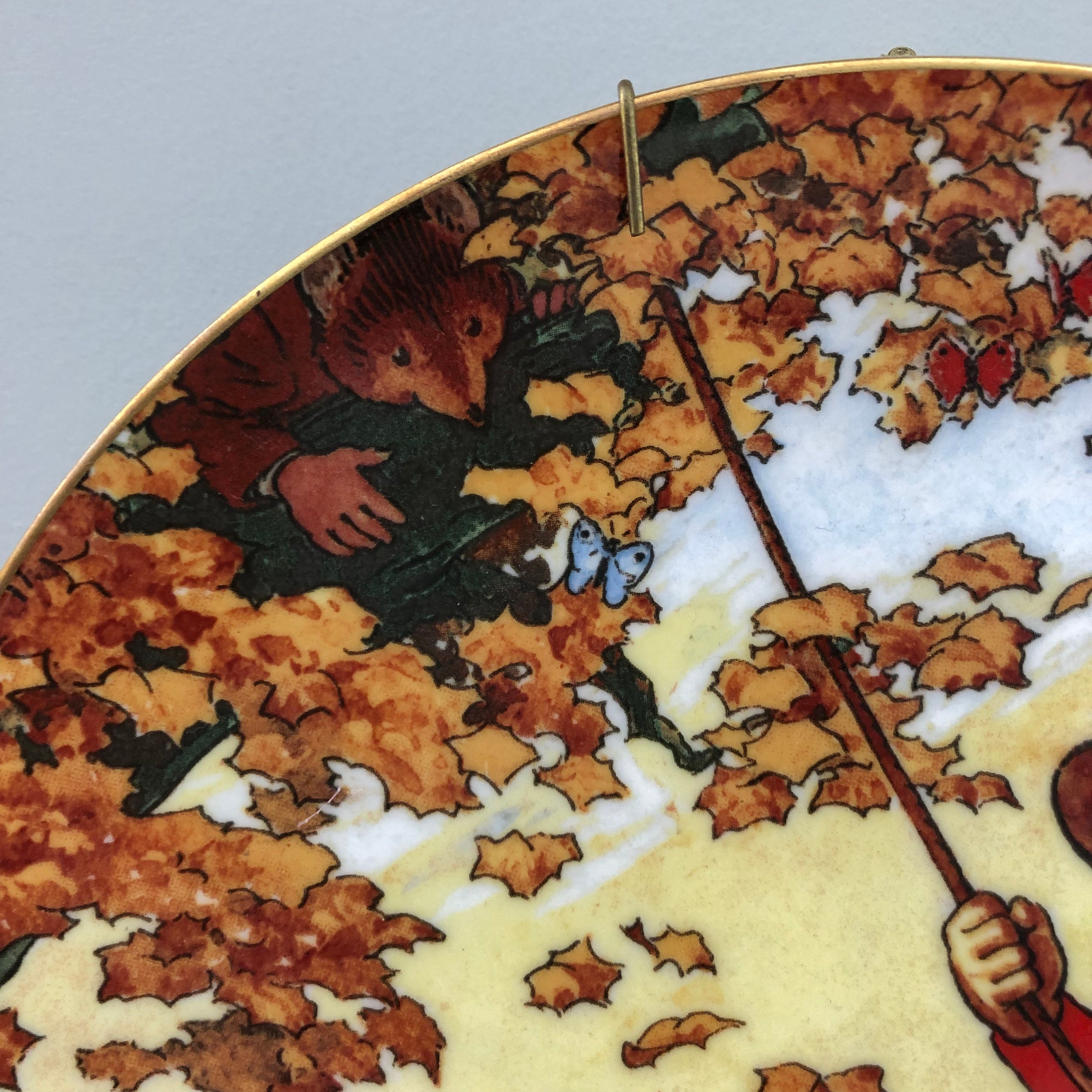 Vintage Wedgwood Rupert Bear Collectable Hanging Plate - Etsy