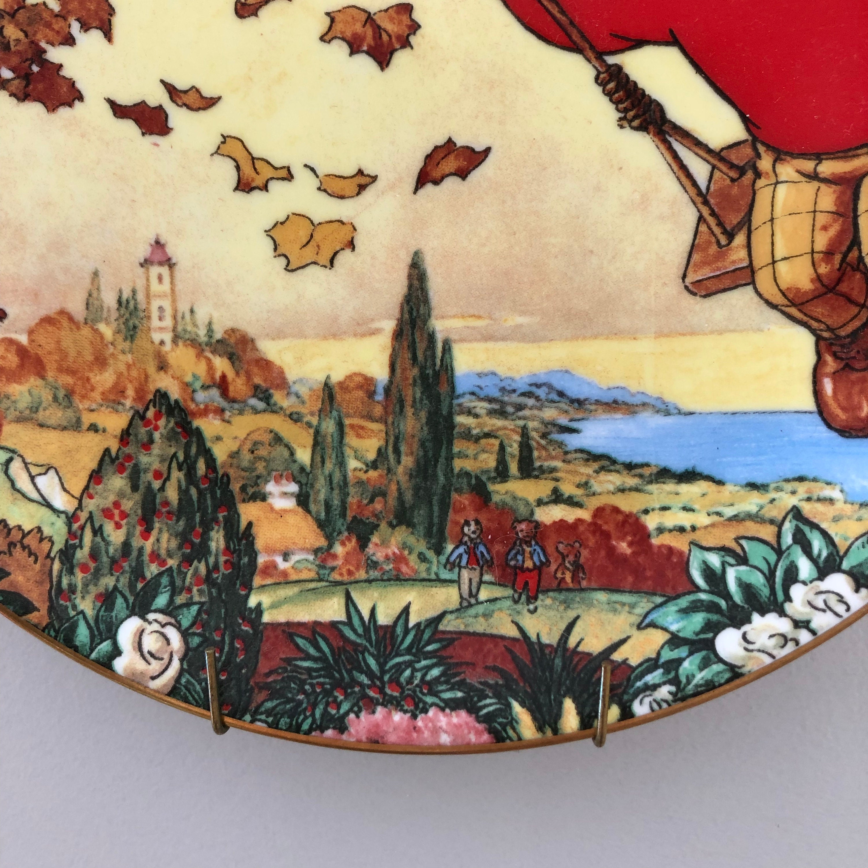 Vintage Wedgwood Rupert Bear Collectable Hanging Plate - Etsy