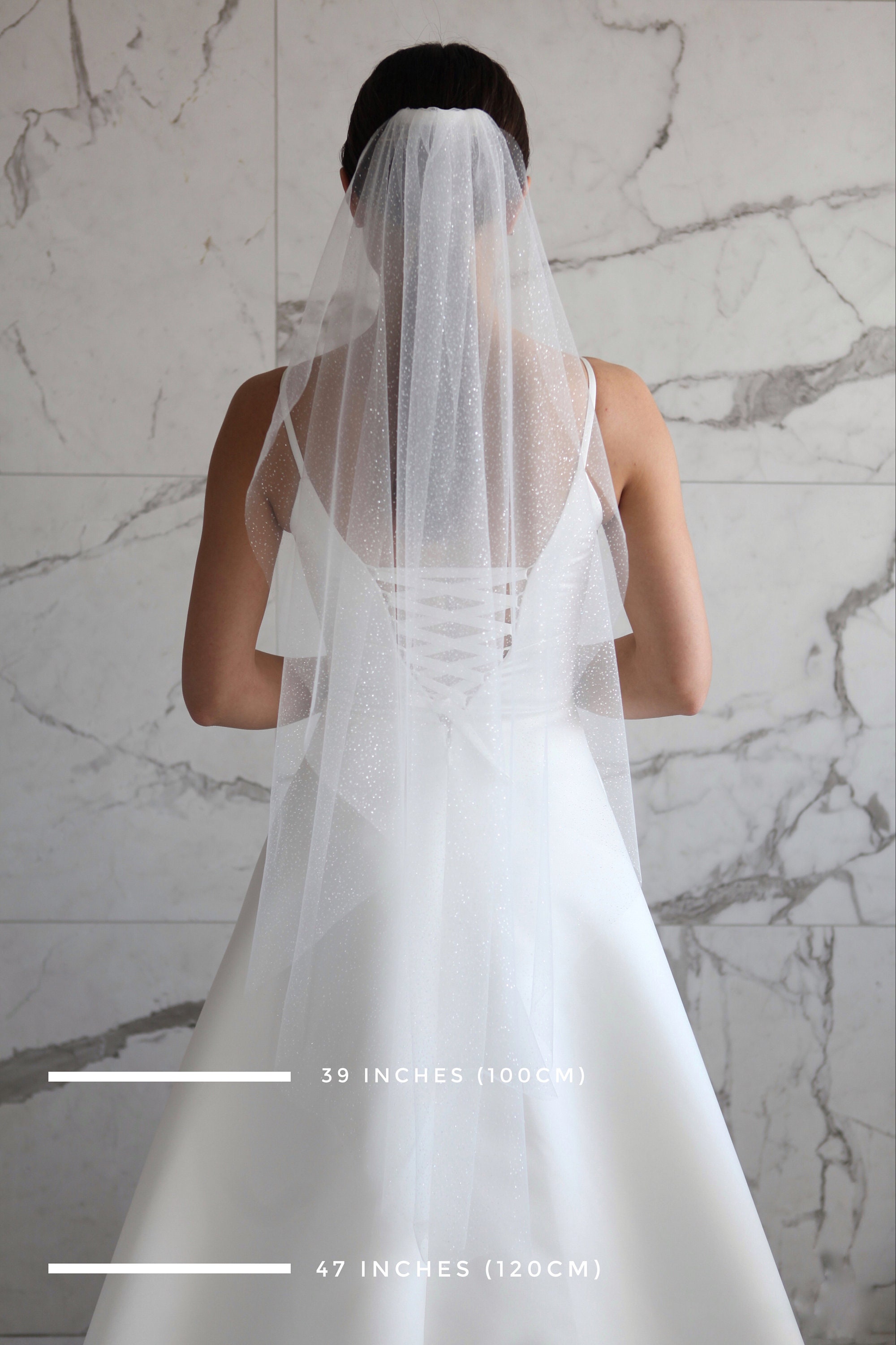 Glitter veil sparkle bridal veil shimmer wedding veil | Etsy