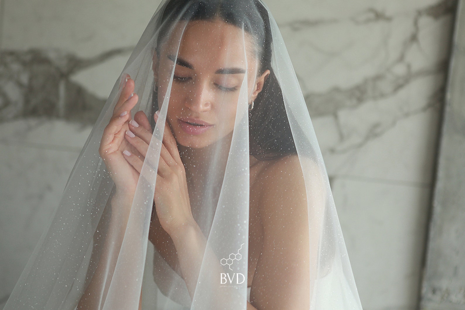 Glitter Wedding Veil Sparkle Long Veil Shimmer Veil - Etsy