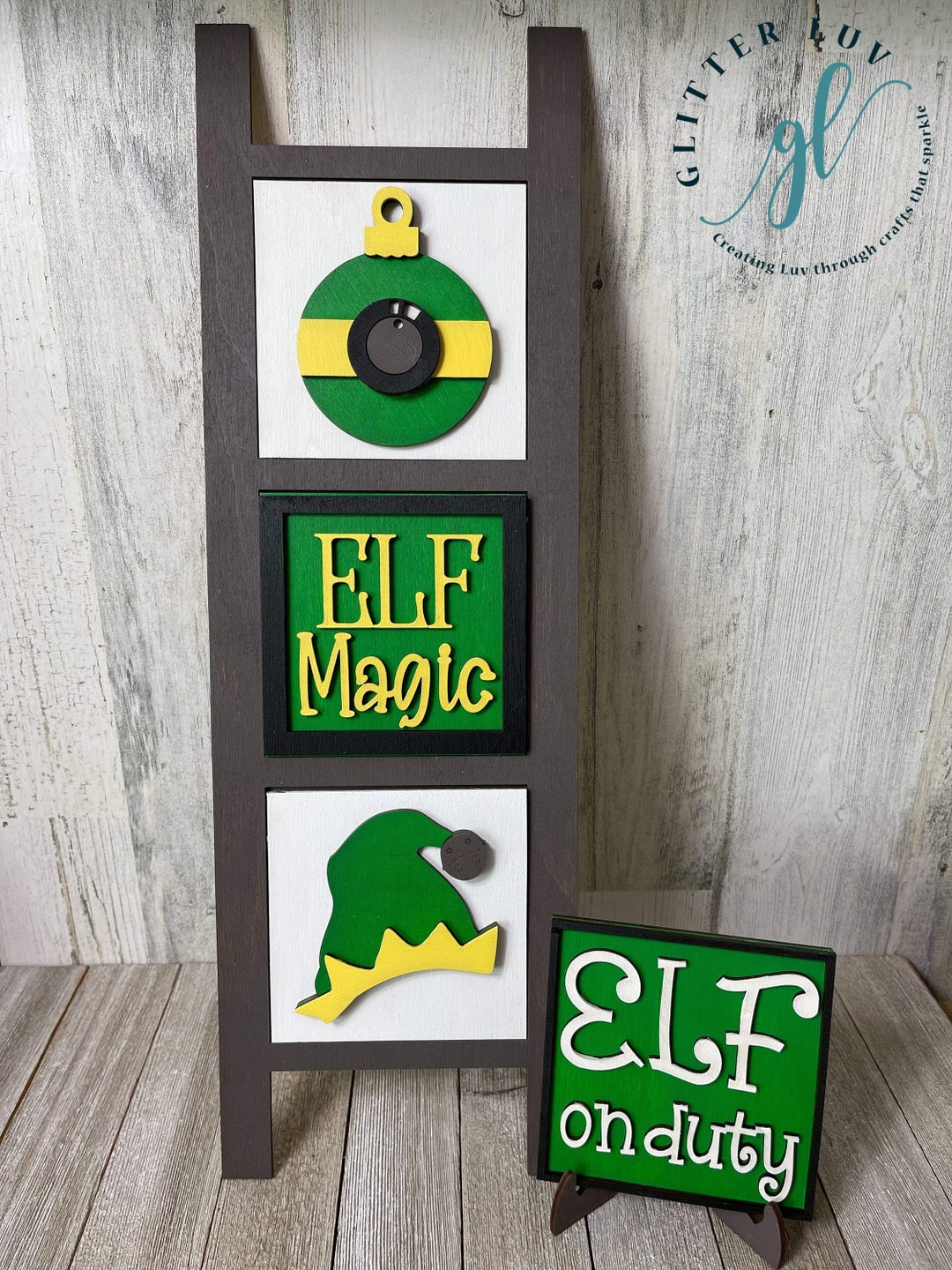 Elf Magic Leaning Ladder Interchangeable DIY Kit - Etsy