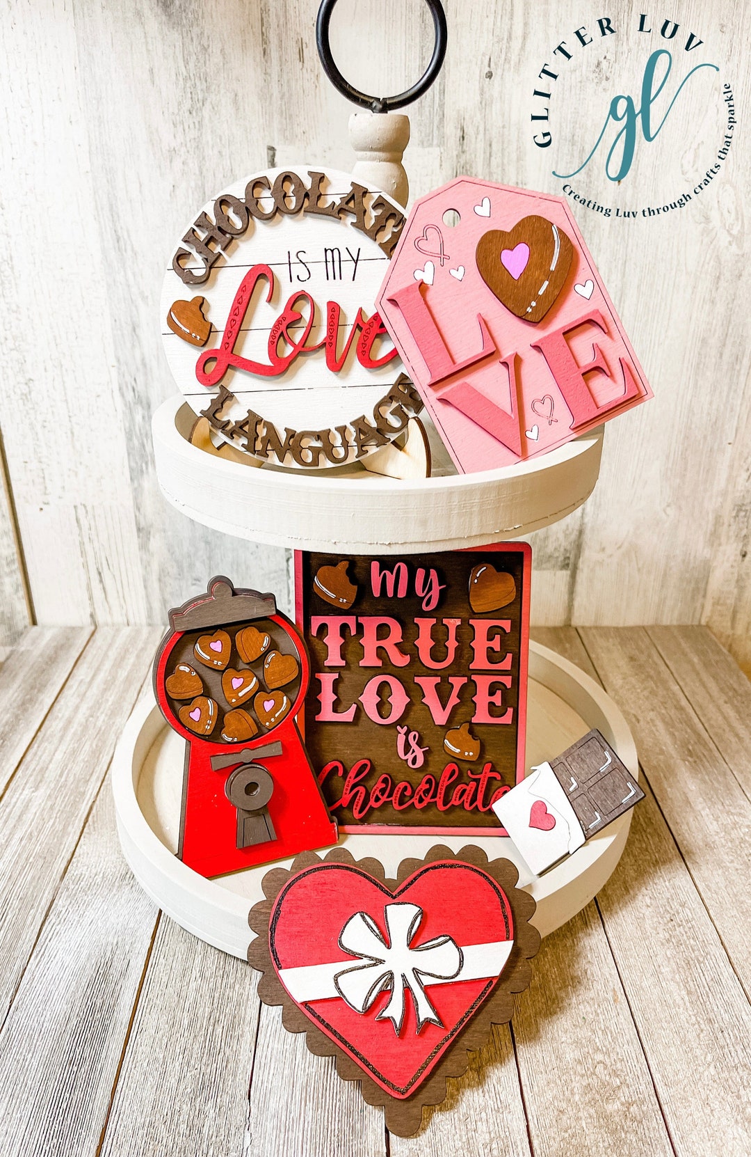 Sweet Chocolate Tier Tray DIY Kit - Etsy