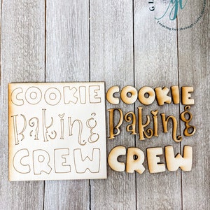 Holiday Baking Leaning Ladder Interchangeable DIY Kit - Etsy