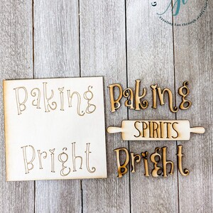 Holiday Baking Leaning Ladder Interchangeable DIY Kit - Etsy