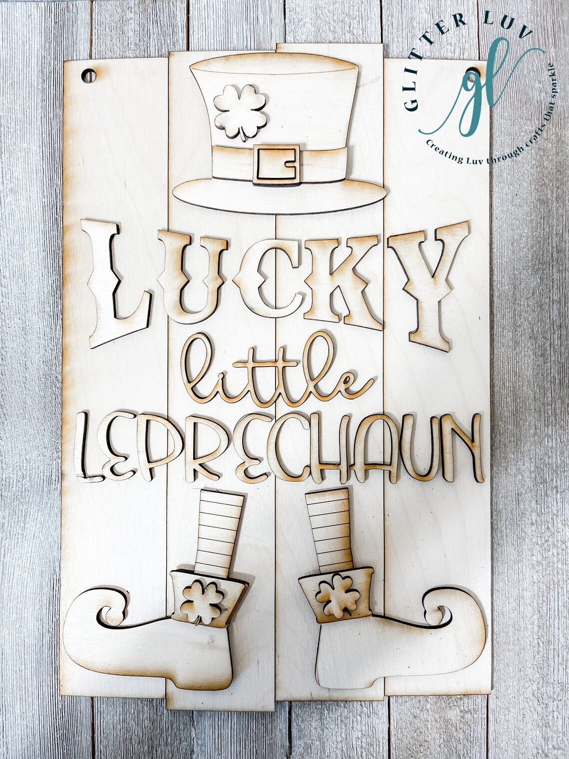 Lucky Leprechaun Wall Hanger DIY Kit | Etsy