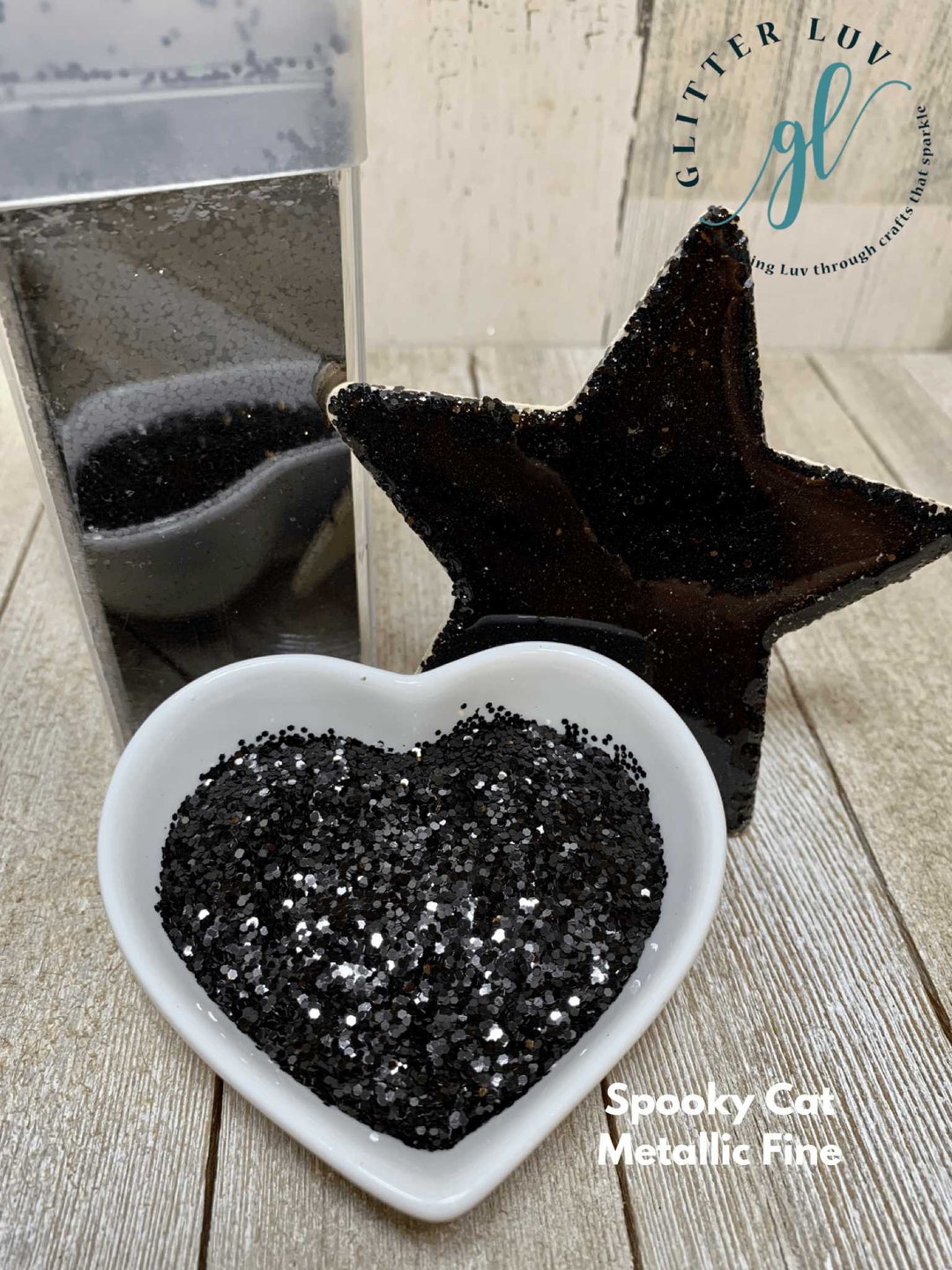 Spooky Cat Metallic Glitter - Etsy