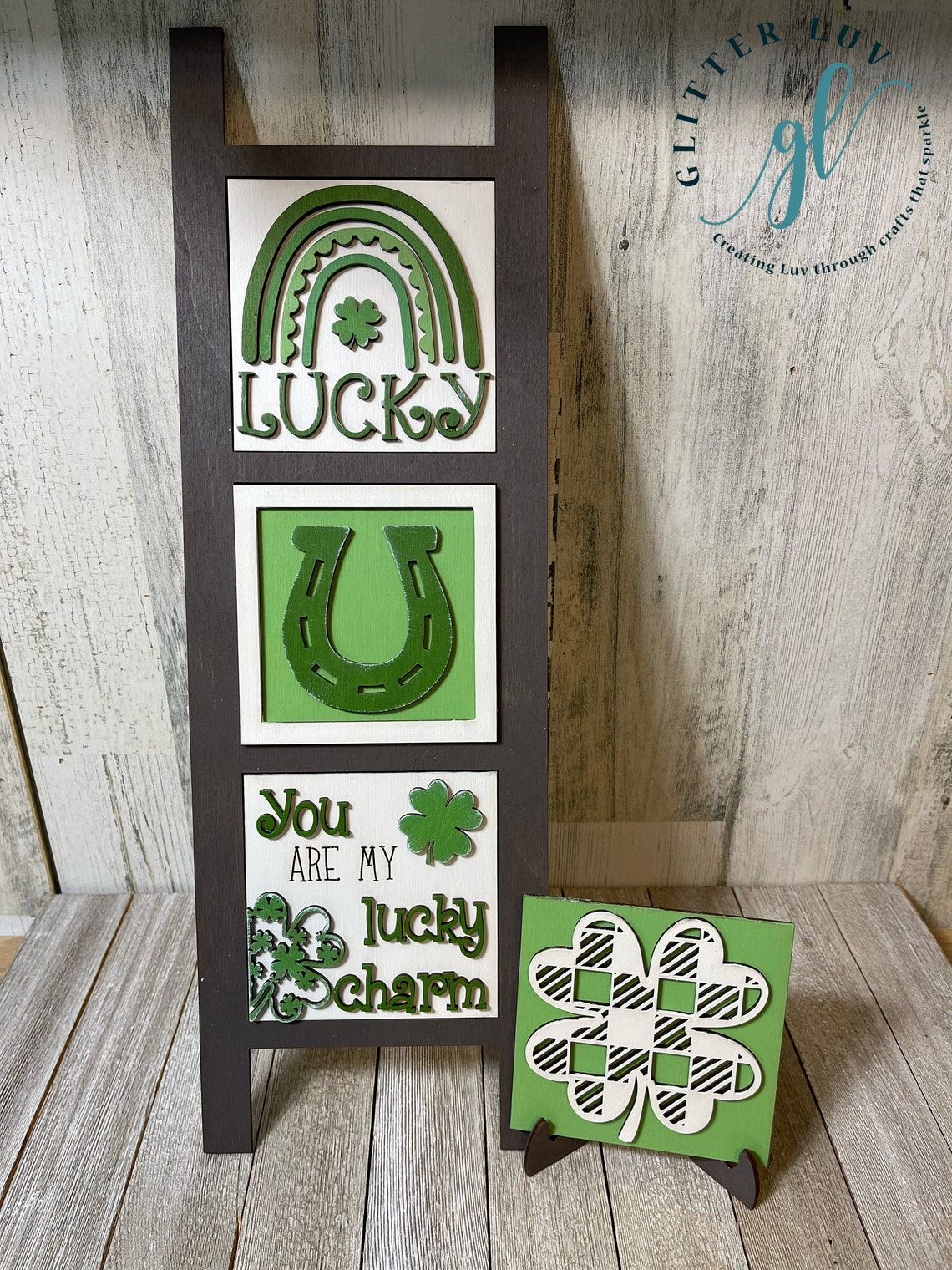 Lucky Leaning Ladder Interchangeable DIY Kit | Etsy