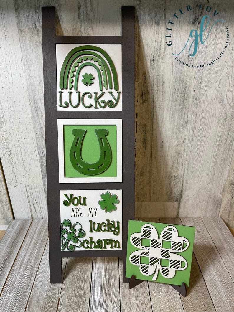 Lucky Leaning Ladder Interchangeable DIY Kit - Etsy