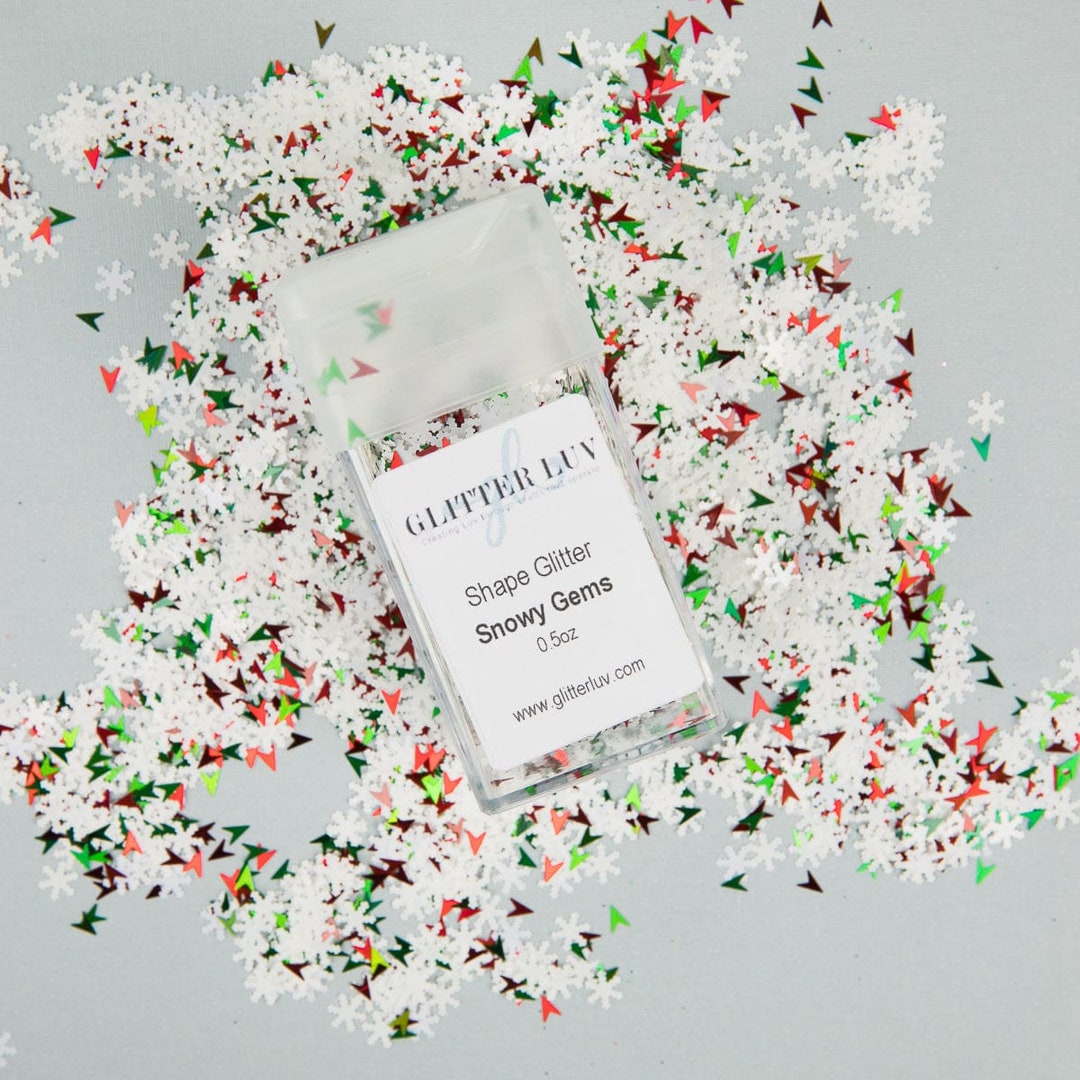 Snowy Gems Shape Glitter - Etsy