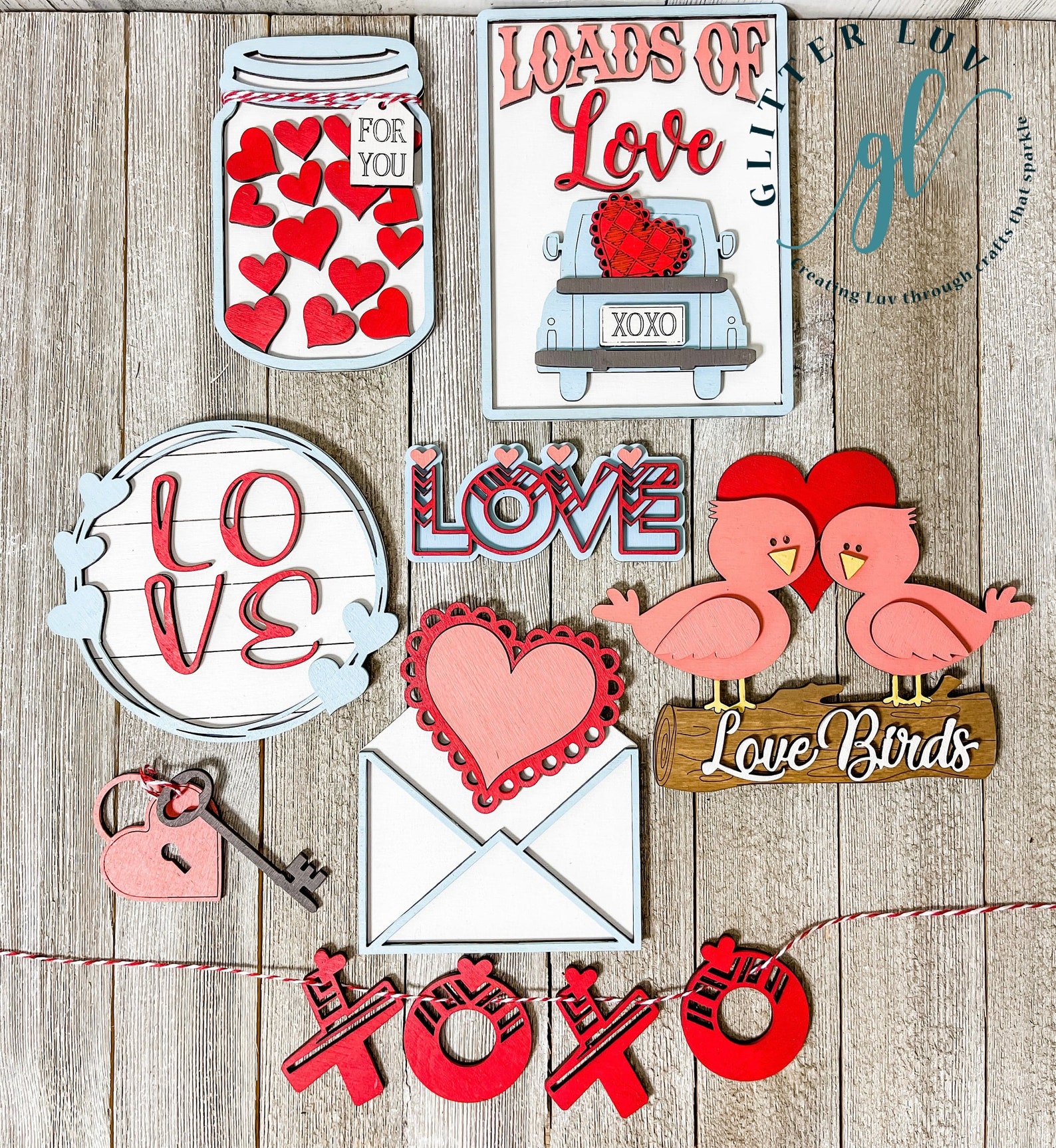 Loads of Love Tier Tray DIY Kit | Etsy